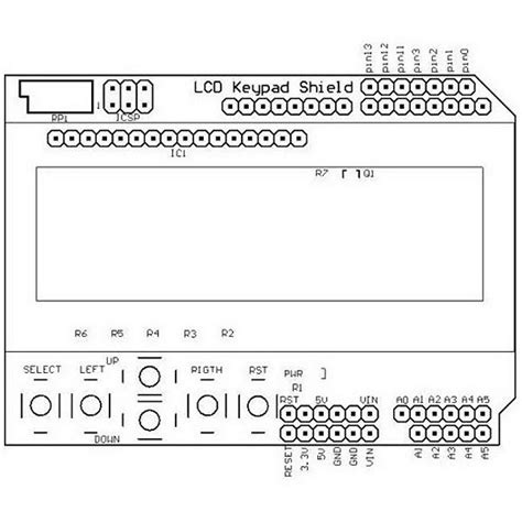 Display Lcd Shield Com BotÕes Para Arduino 4hobby Indústria E Comércio