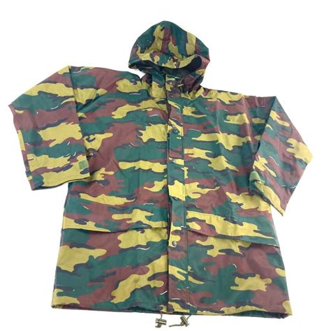 Belgian Military Raincoat Jigsaw Camo Venture Surplus