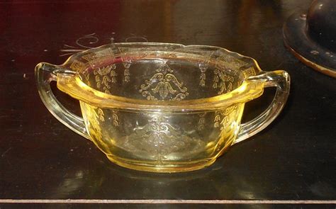 Depression Glass Sugar Bowl Hocking Glass Princess Pattern Collectors