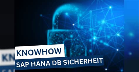 SAP HANA DB Sicherheit Benutzer Und Rollen