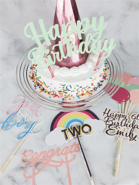 Cricut Cake Toppers How To Make A Cake Topper With Cricut 2022