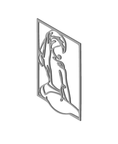 Woman Wall Art 3d Model By Oalpo On Thangs