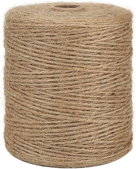 Vmps 200 Meters Natural Jute Rope Woven String Wrapping Cord To Use