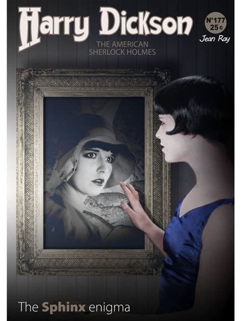 Louise Brooks Harry Dickson The Sphinx Enigma Fantasy Cover Photo Art