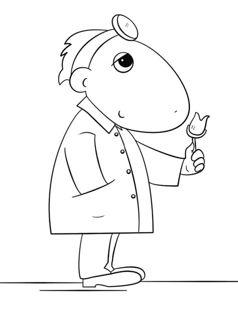 Community Helper Dentist Coloring Page Download Print Or Color