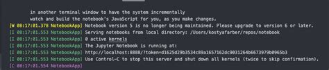 Notebook 5 Add Console Output To Indicate End Of Life · Issue 6524