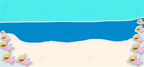 Blue Summer Beach Theme Background Background Beach Blue Background