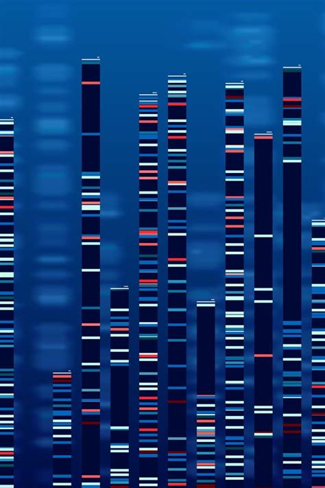 Dna Data Chart Medicine Test Graphic Abstract Genome Seque