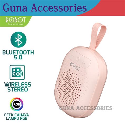 Robot RB Speaker Bluetooth Speaker Portable TWS With RGB TF Card