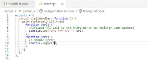Issue In Installing An App With Webhook Creation App Platform