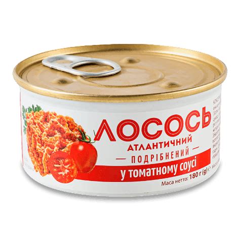 Лосось Banga подрібнений у томатному соусі 180г – онлайн-супермаркет ...