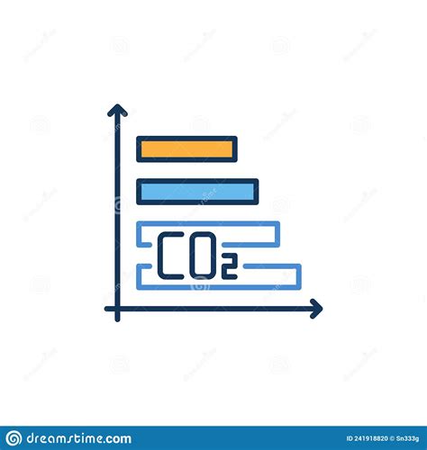 Carbon Dioxide Co2 Bar Chart Vector Concept Colored Icon Stock Vector Illustration Of Garbage