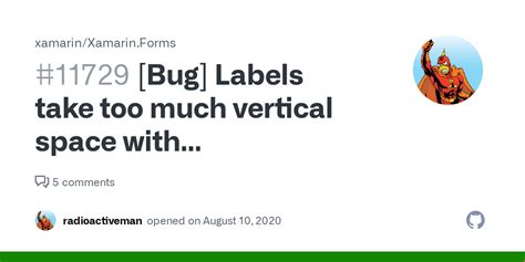 Bug Labels Take Too Much Vertical Space With Linebreakmode