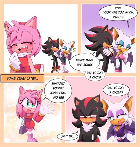 Toonsite Toonsite X Shadow And Amy Sonic Funny Sonic Heroes