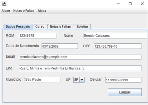 GitHub Brendacalazans SistemaAluno