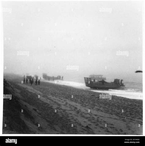 The Operation Torch November 1942 Landing Craft Conveying American