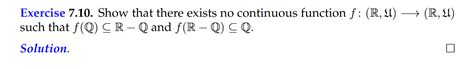 solved exercise 7 10 ﻿show that there exists no continuous