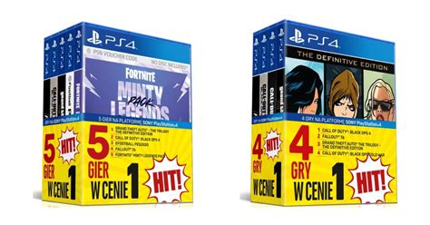 5 gier na PlayStation 4 za 199 zł w RTV Euro AGD Zestawy Cenega Mix