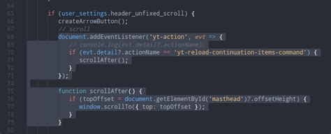 Bug Header Unfixed Causes Scroll To Top · Issue 53 · Raingartnova Youtube Extension · Github