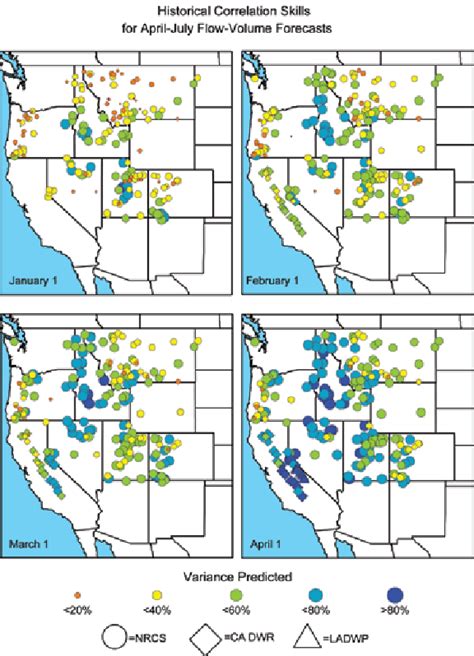 12 Skills Of Forecast Equations Used Operationally By Nrcs California