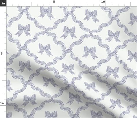 Medium Benjamin Moore Spring Purple Bows Fabric Spoonflower