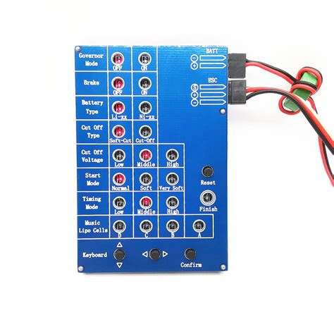 RC Lander LED Program Card For ECS TURBINES RC
