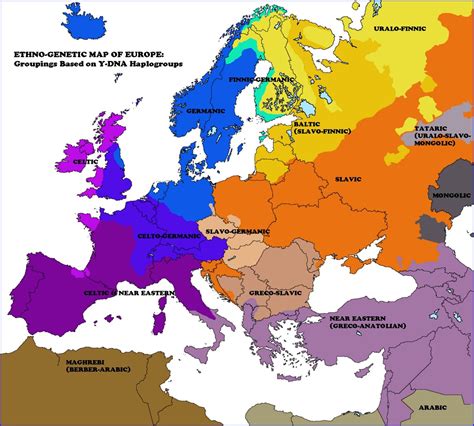 Ethno Genetic Map Of Europe Europe Map European Hot Sex Picture