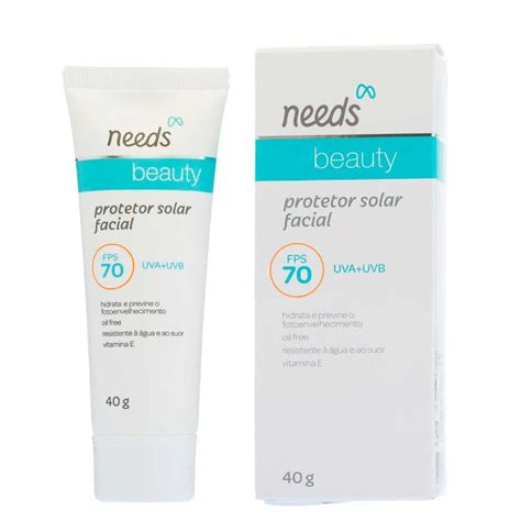 Protetor Solar Facial Needs Beauty Fps70 40g Confira A Oferta Drogasil