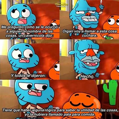 Pin De Gina Becerra En Cartoons Imágenes Hilarantes El Increible Mundo De Gumball Cosas De Risa