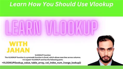 Learn How You Should Use Excel Vlookup Function Youtube