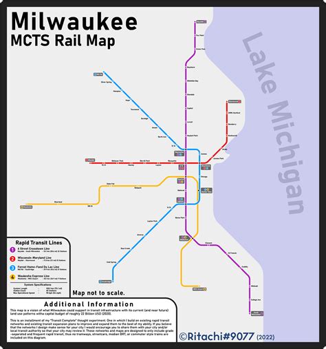 I Created A Fantasy Rapid Transit Network For The Mcts With A Self
