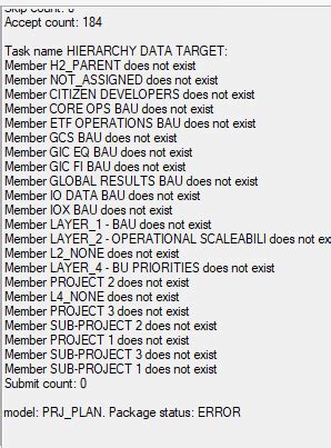 SAP BPC Member Does Not Exist Error In Running SAP Community