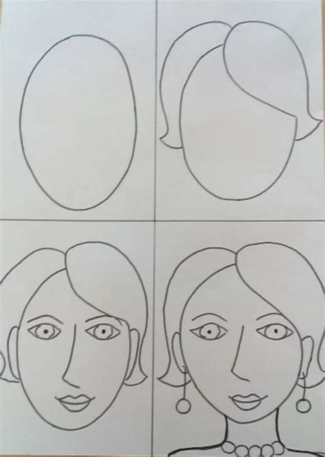 Как Нарисовать Портрет Мамы 55 Фото