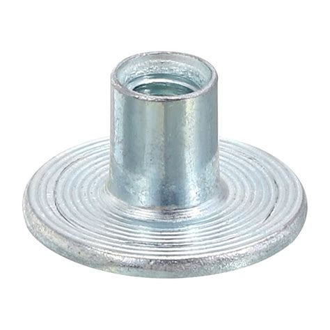 M4 T Nuts 12 Pack Carbon Steel Tee Nut Round Base Weld Nuts 8mm Height