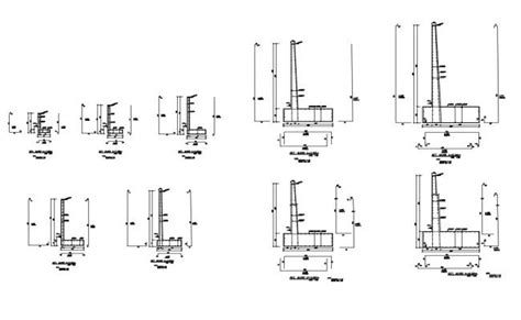 Retaining Wall Connections Cad Construction Details Dwg File Artofit