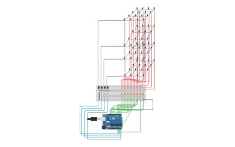 Circuit Design 4x4x4 Cube Tinkercad