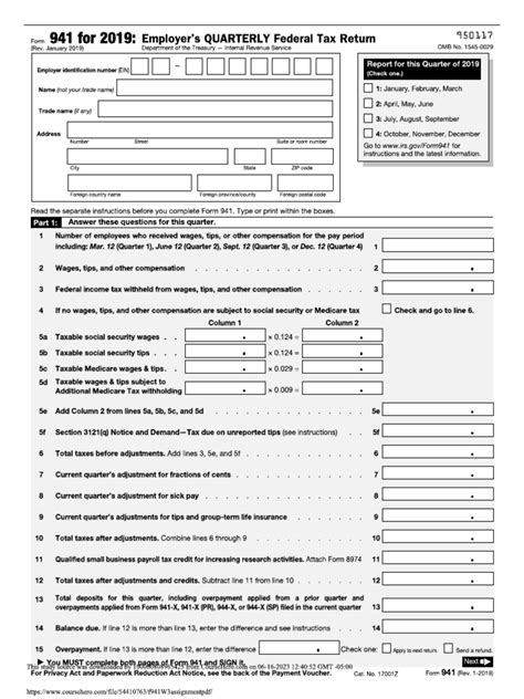 941 Form Pdf