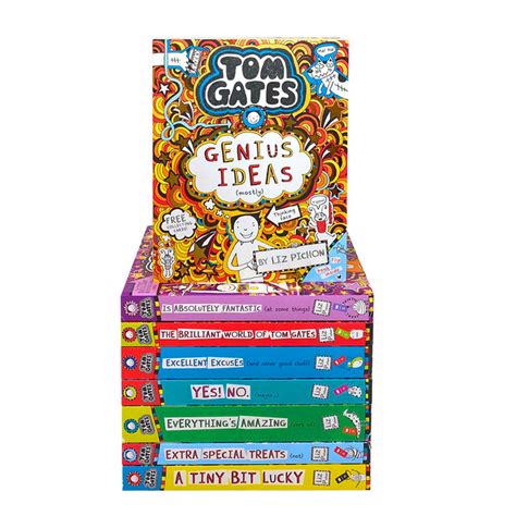 Tom Gates 8 Books Set Collection Liz Pichon Extra Special Treatstiny