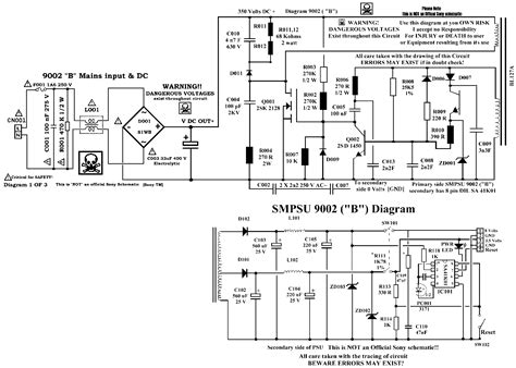 Preview Of Sony Playstation Ps 2 Generic Power Supply Circuit Diagram Power Power Supply