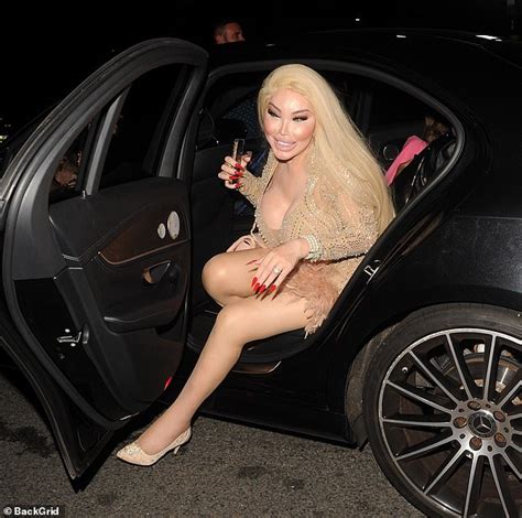 Jessica Alves Showcases Her Incredible Figure In A Skin Tight Nude Mini As She Hits The Theatre