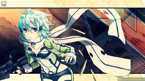 Asada Shino Wallpaper Kingwallpaper By Kingwallpaper Sword Art