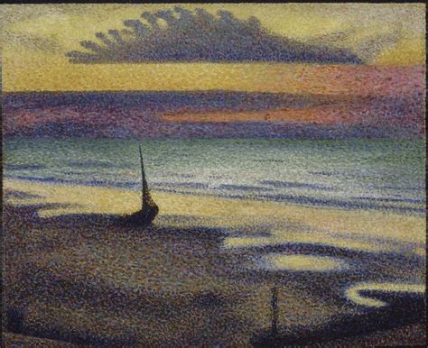 Beach At Heist C 1891 Georges Lemmen