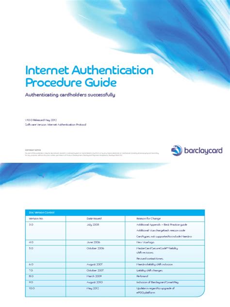 Internet Authentication Procedure Guide Barclays 3ds Download