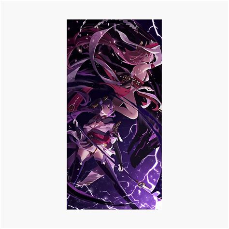 Eimiko Genshin Impact Raiden Ei And Yae Miko Photographic Print For