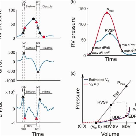 Methods To Assess Systolic And Diastolic Rv Function Using Rv Pressure