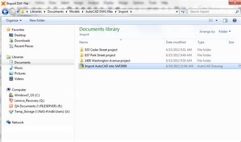 How Do I Import AutoCAD Into SAP2000