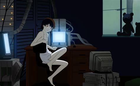 Serial Experiments Lain Anime Smassing Culture