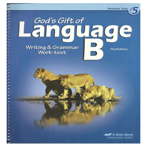 Abeka Language B Wktxt Ak Second Harvest Curriculum