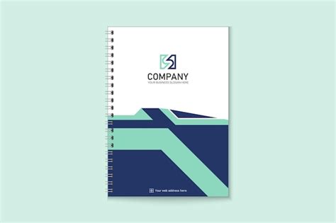 Premium Vector Minimal Real Estate Business Notebook Cover Design