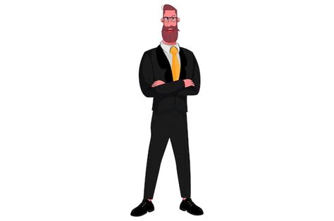 Premium Vector Vector Businessman Concept Illustration
